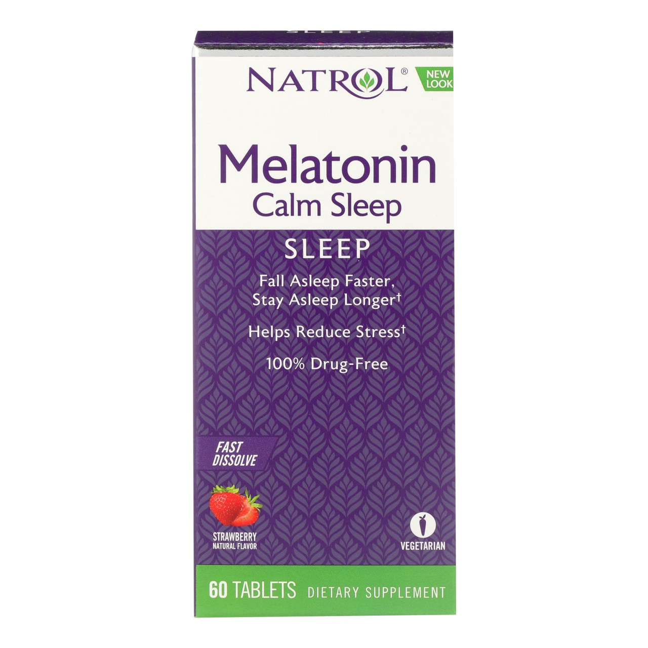 Natrol Melatonin Fast Dissolve Strawberry - 3 Mg - 90 Tablets