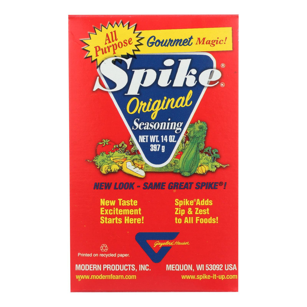 Modern Products Spike Gourmet Natural Seasoning - Vegit - Box - 8 Oz