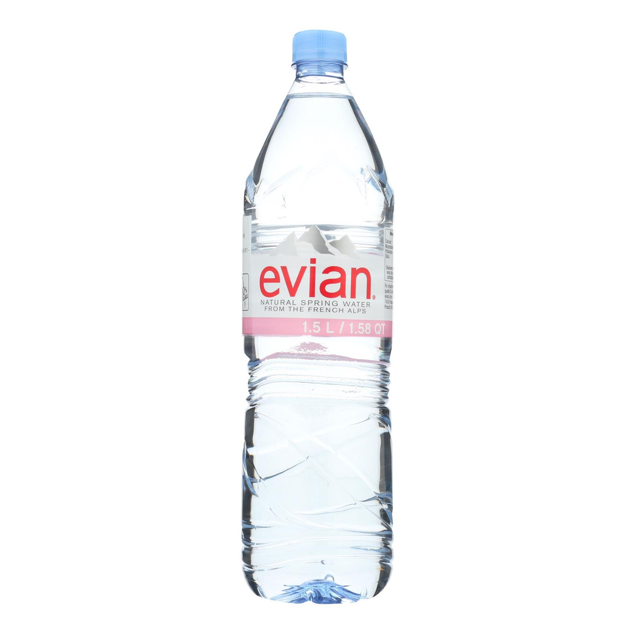 Evians Spring Water Spring Water Plastic - Water - Case Of 24 - 500 Ml