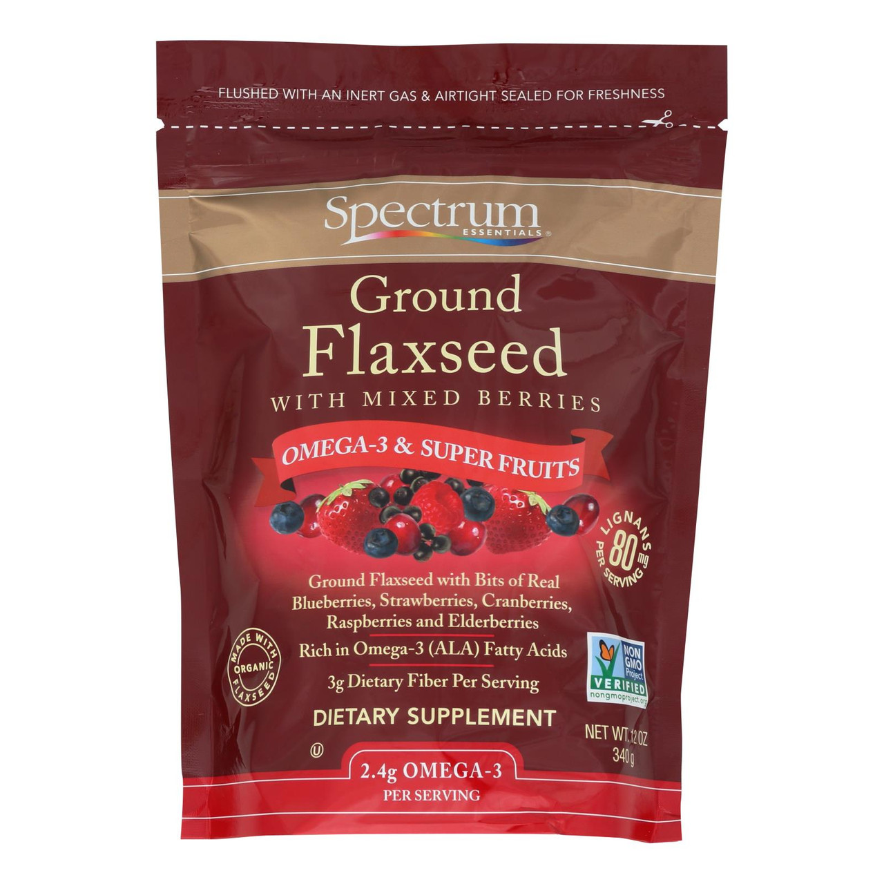 Spectrum Essentials Organic Ground Flaxseed - 14 Oz