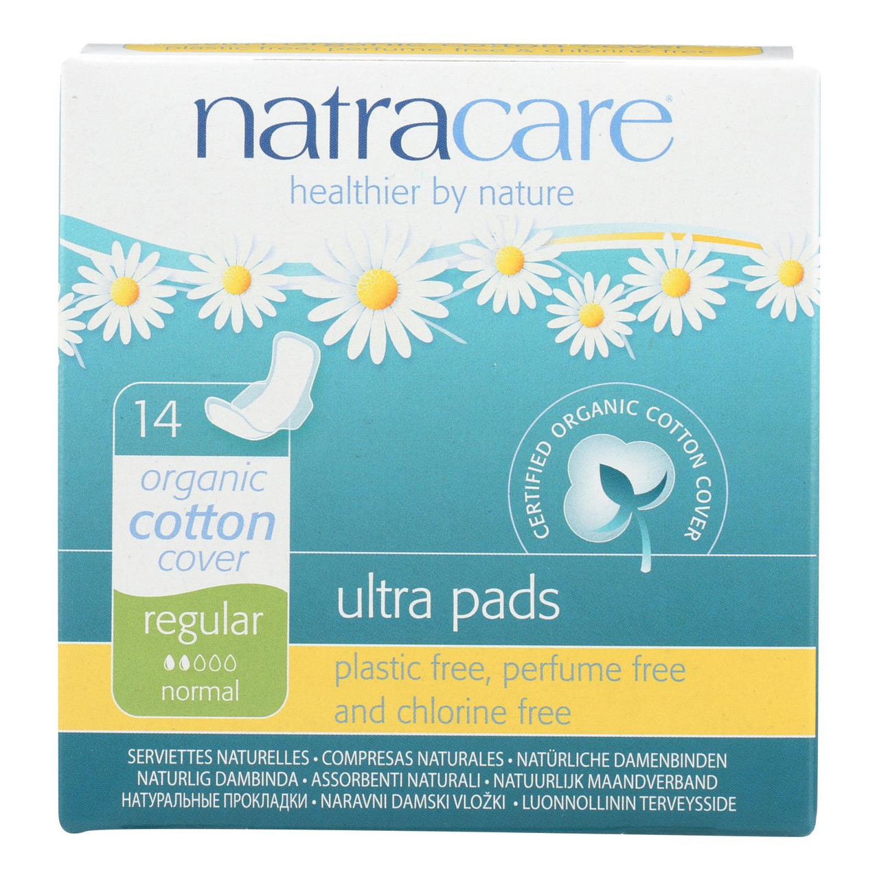 Natracare Ultra Extra Pads W/wings - Super - 10 Count