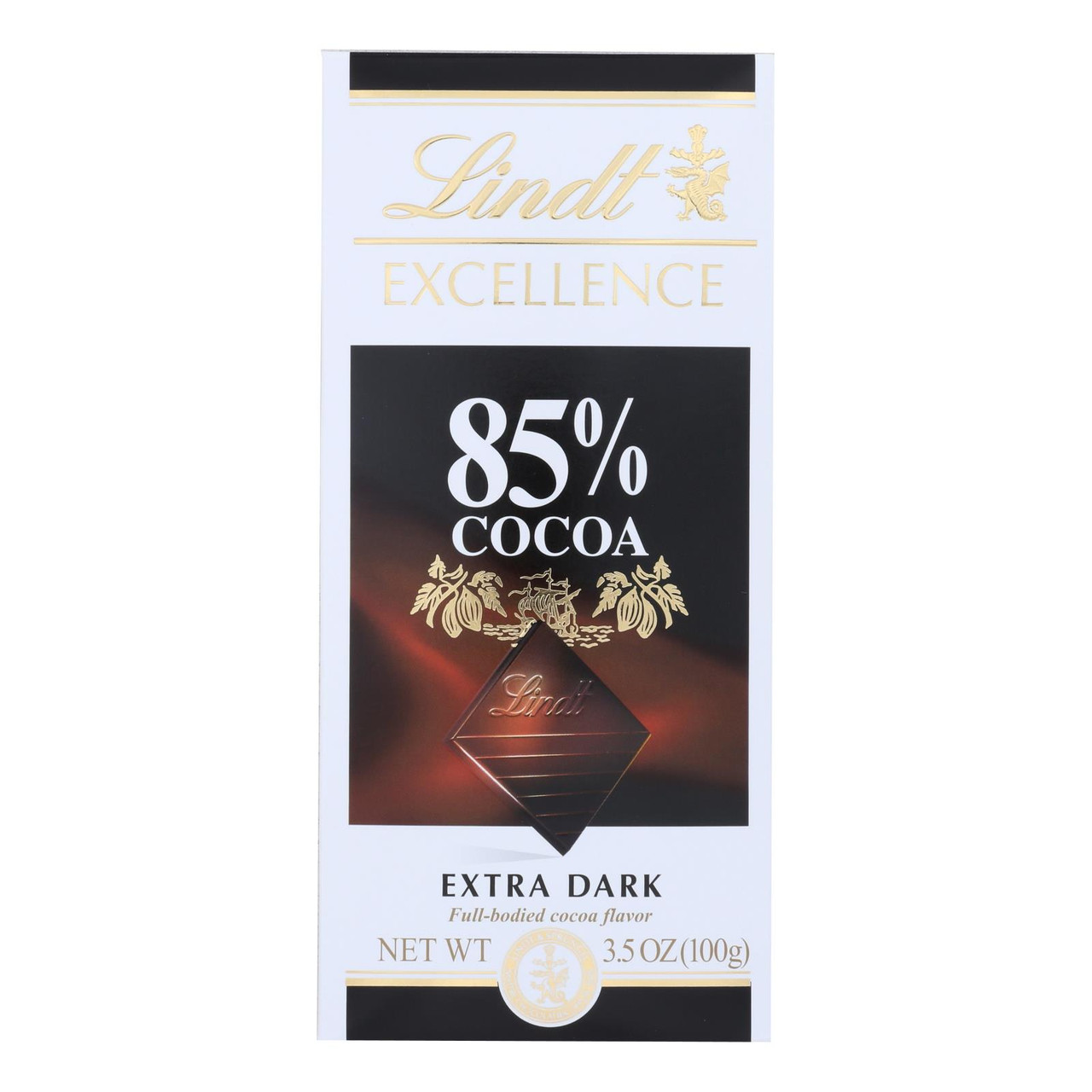 Lindt Chocolate Bar - Dark Chocolate - 85 Percent Cocoa - Extra Dark ...