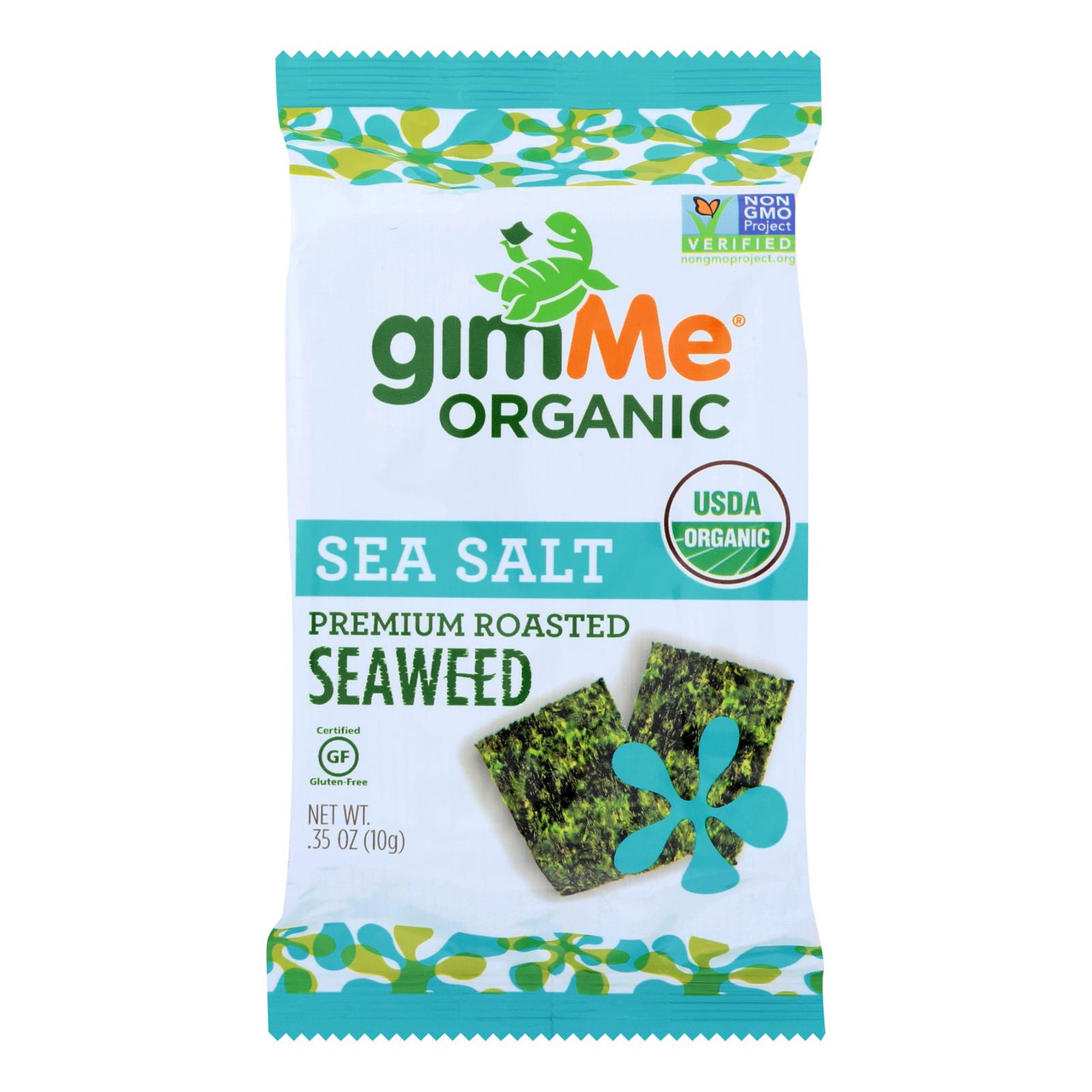 Gimme Seaweed Snacks Organic Roasted Seaweed Snack - Sea Salt - Case Of ...