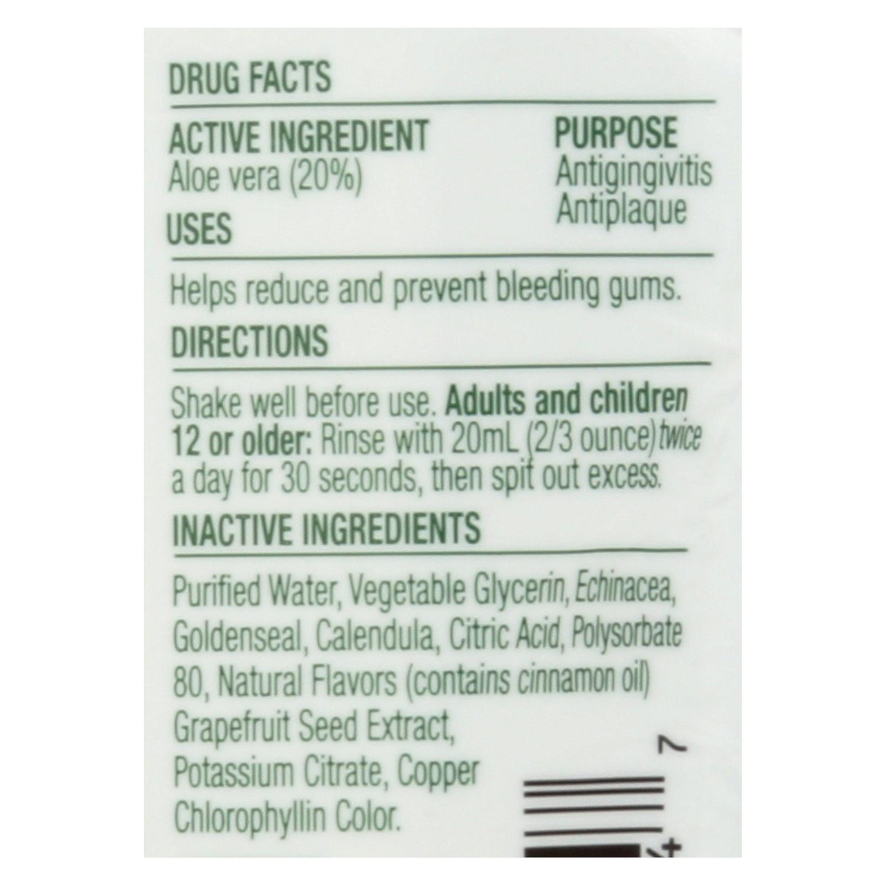 Natural Dentist Anti Gingivitis Rinse - Healthy Gums - Peppermint Twist ...