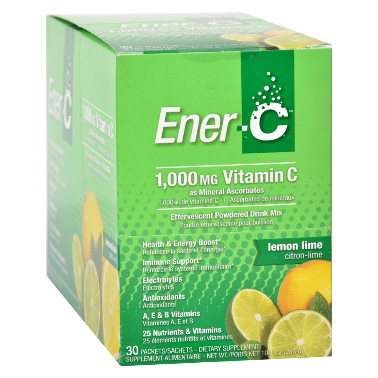 Ener-c Vitamin Drink Mix - Raspberry - 1000 Mg - 30 Packets