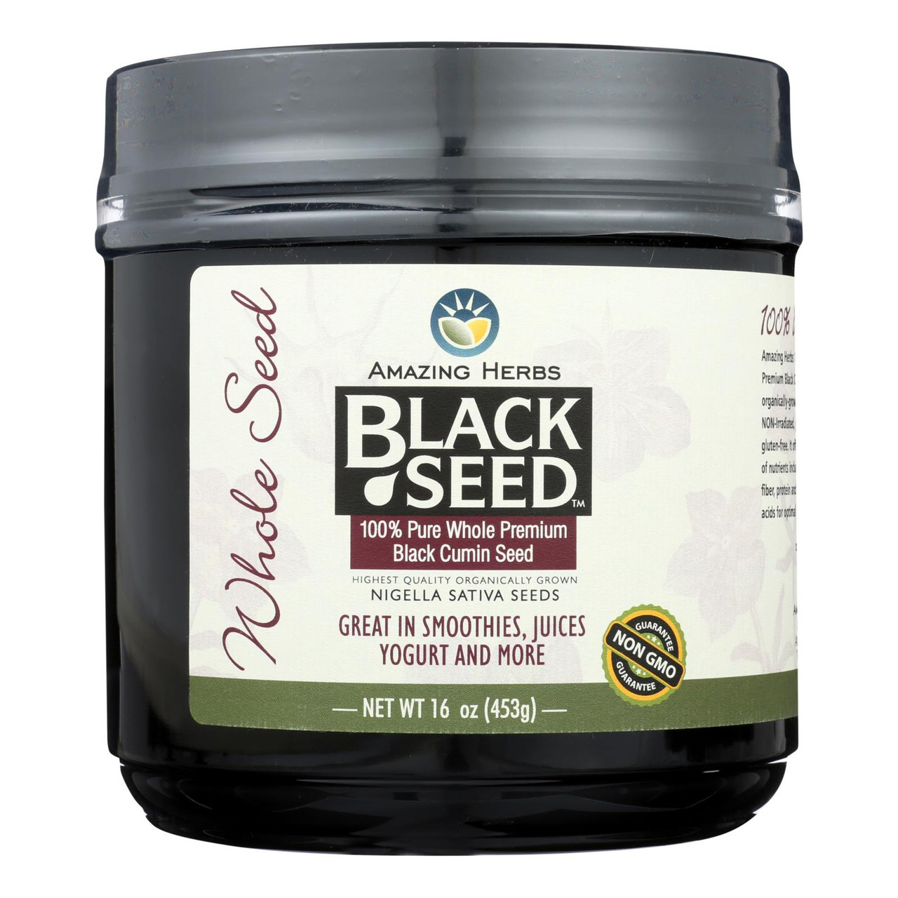 Amazing Herbs Black Seed Whole Seed - 16 Oz