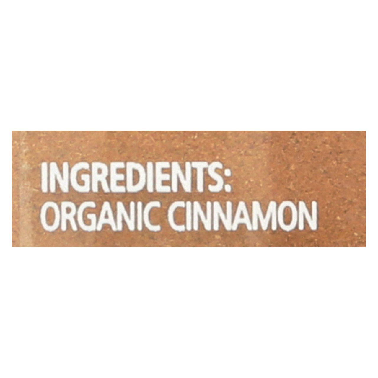 Simply Organic Cinnamon - Organic - Ground - A Grade - .67 Oz - Case Of 6