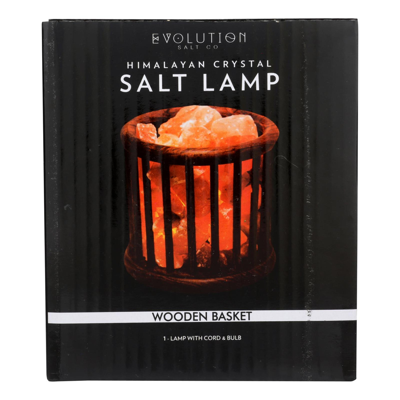 Evolution Salt Crystal Salt Lamp - Raindrop - 1 Count