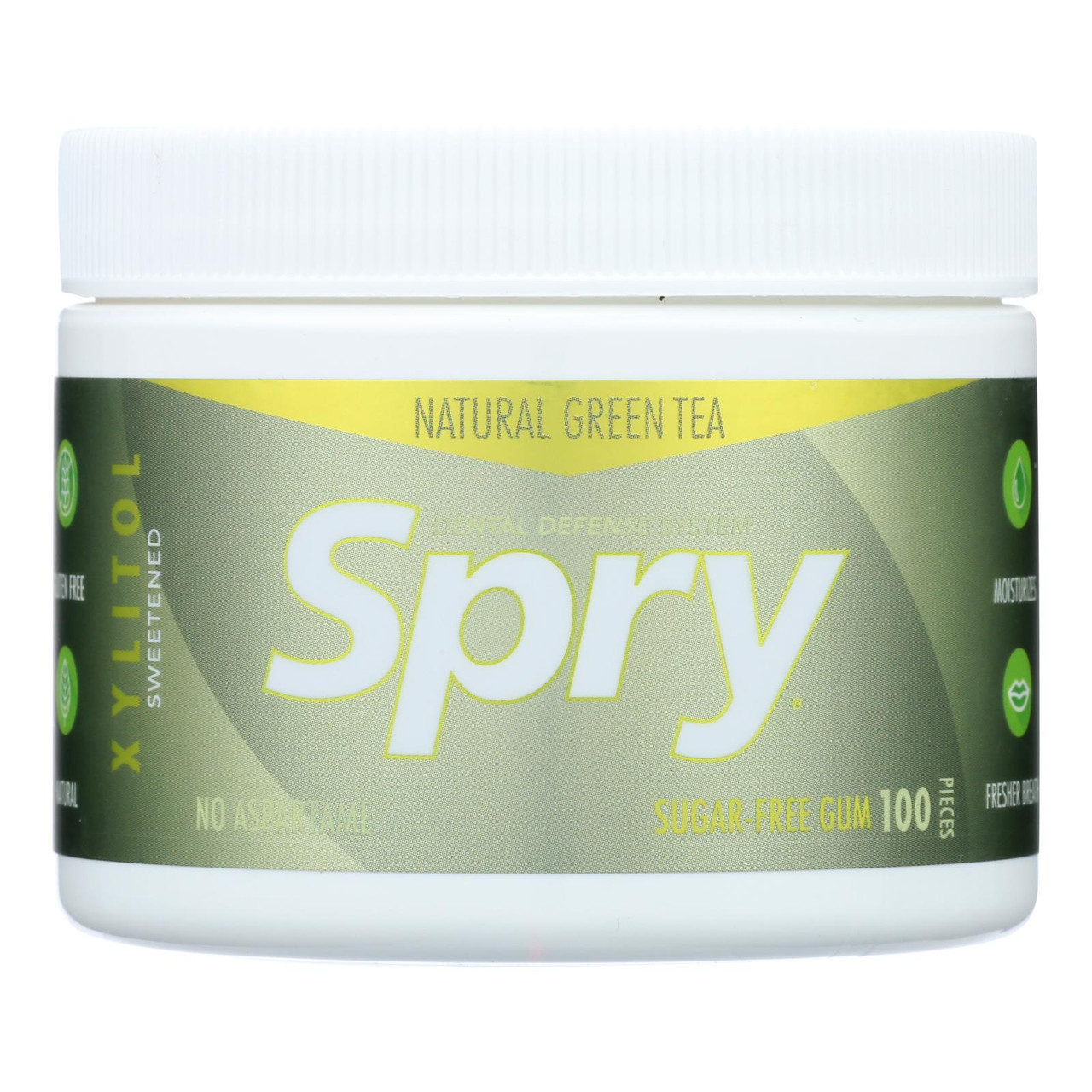 Spry Chewing Gum - Fresh Fruit - 100 Count