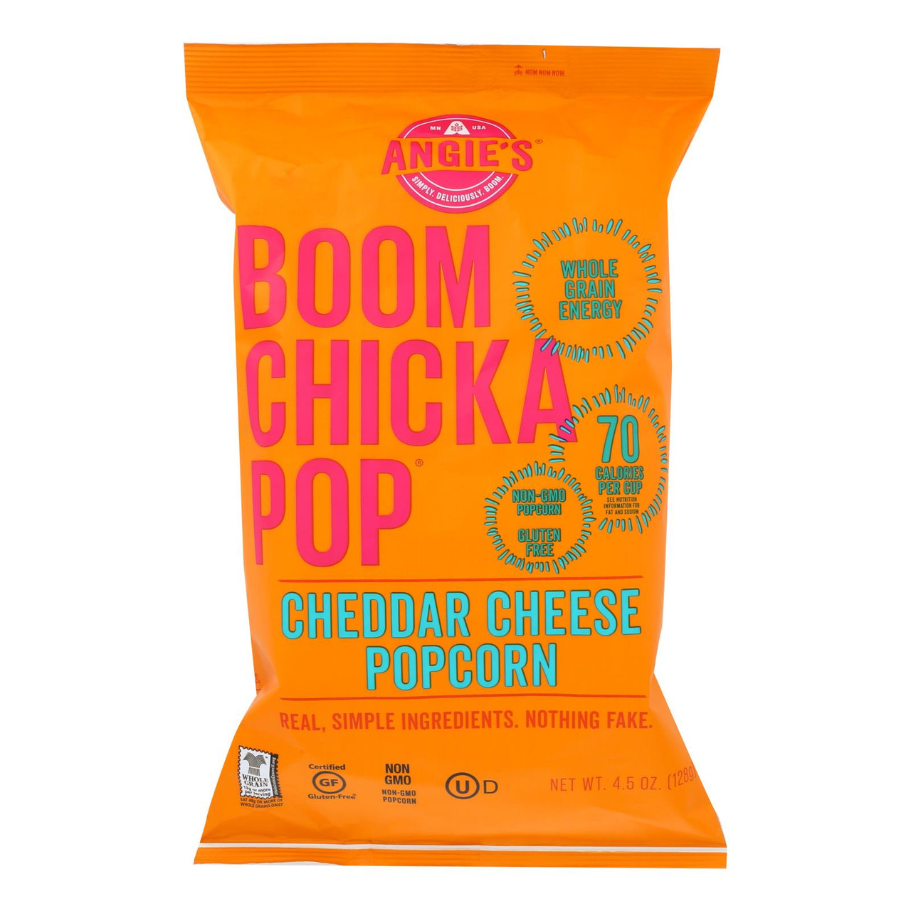 Angie's Kettle Corn Popcorn - Boom Chicka Pop - Cheddar - Case Of 12 ...