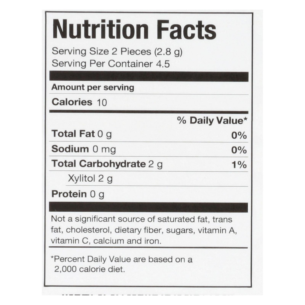 Simply Gum All Natural Gum - Mint - Case Of 12 - 15 Count