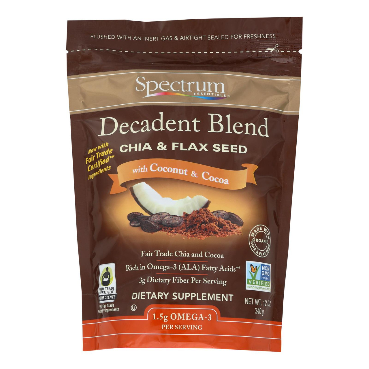Spectrum Essentials Organic Chia Seed - Ground - 10 Oz