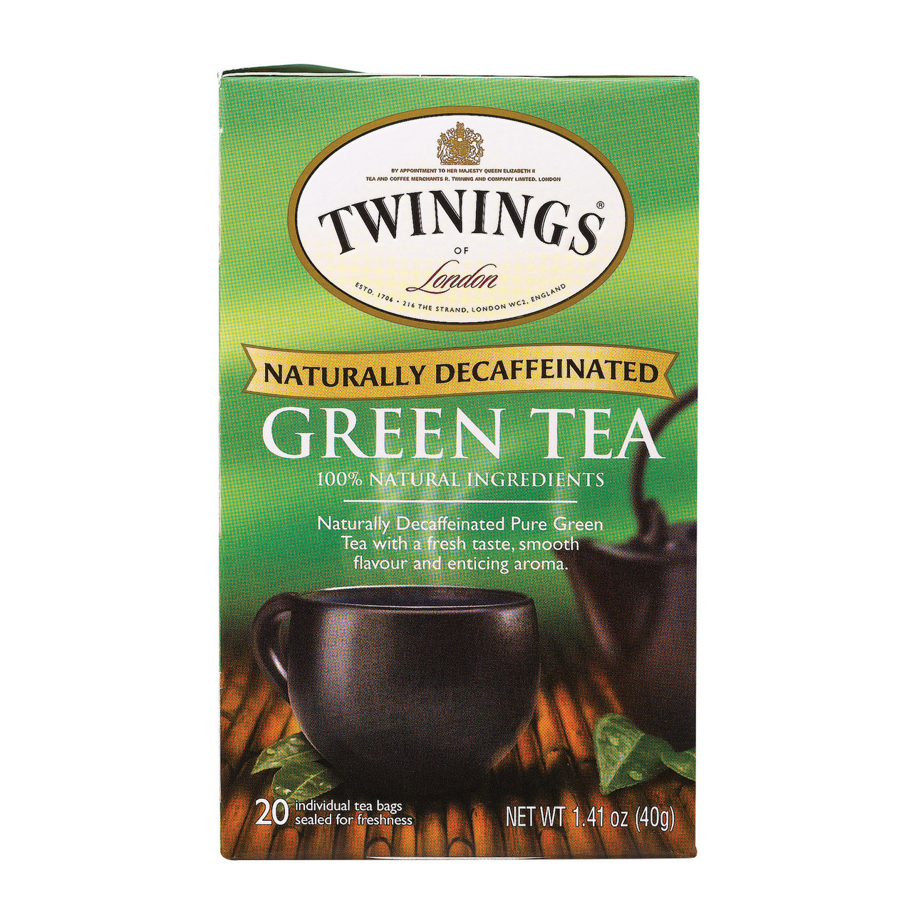 Salada Tea Green Tea - Decaffeinated Serenity - Case Of 6 - 40 Count