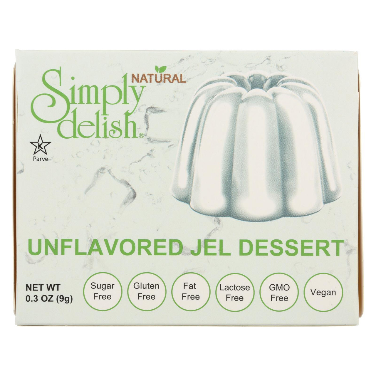 Simply Delish Jel Dessert - Raspberry - Case Of 6 - 1.6 Oz.