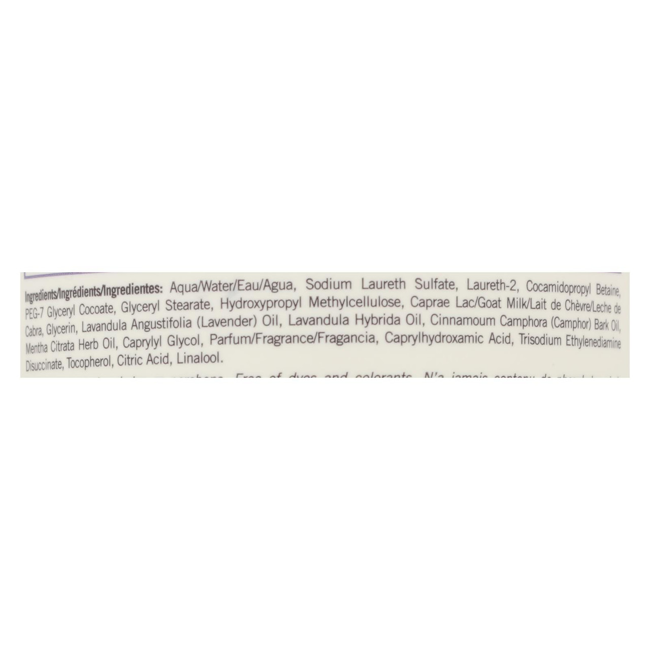 Nature By Canus Lotion - Goats Milk - Nature - Lavender Oil - 11.8 Oz
