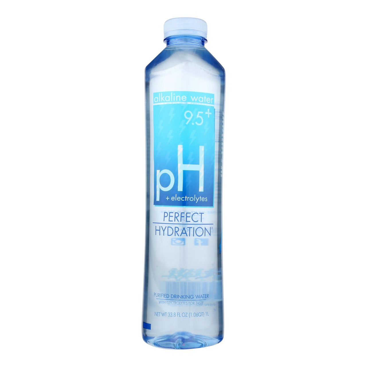 Essentia Hydration Perfected Drinking Water - 9.5 Ph. - Case Of 12 - 1 ...