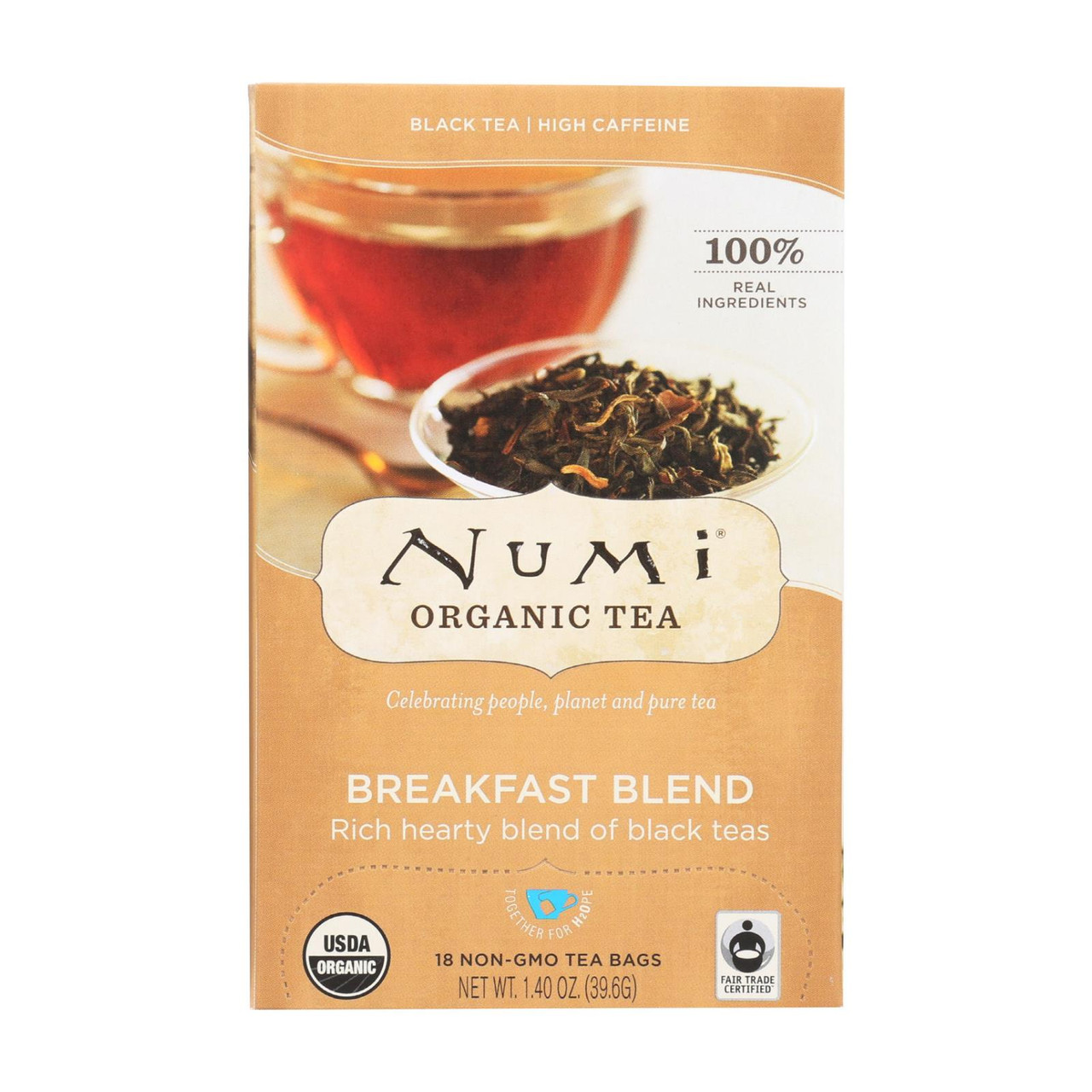 Numi Tea Toasted Rice Green Tea - Organic - Case Of 6 - 18 Bags