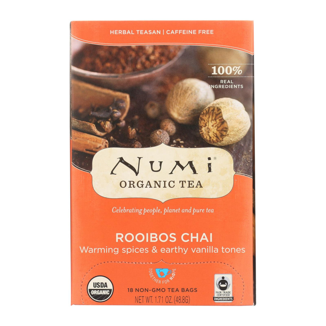 Numi Tea Toasted Rice Green Tea - Organic - Case Of 6 - 18 Bags