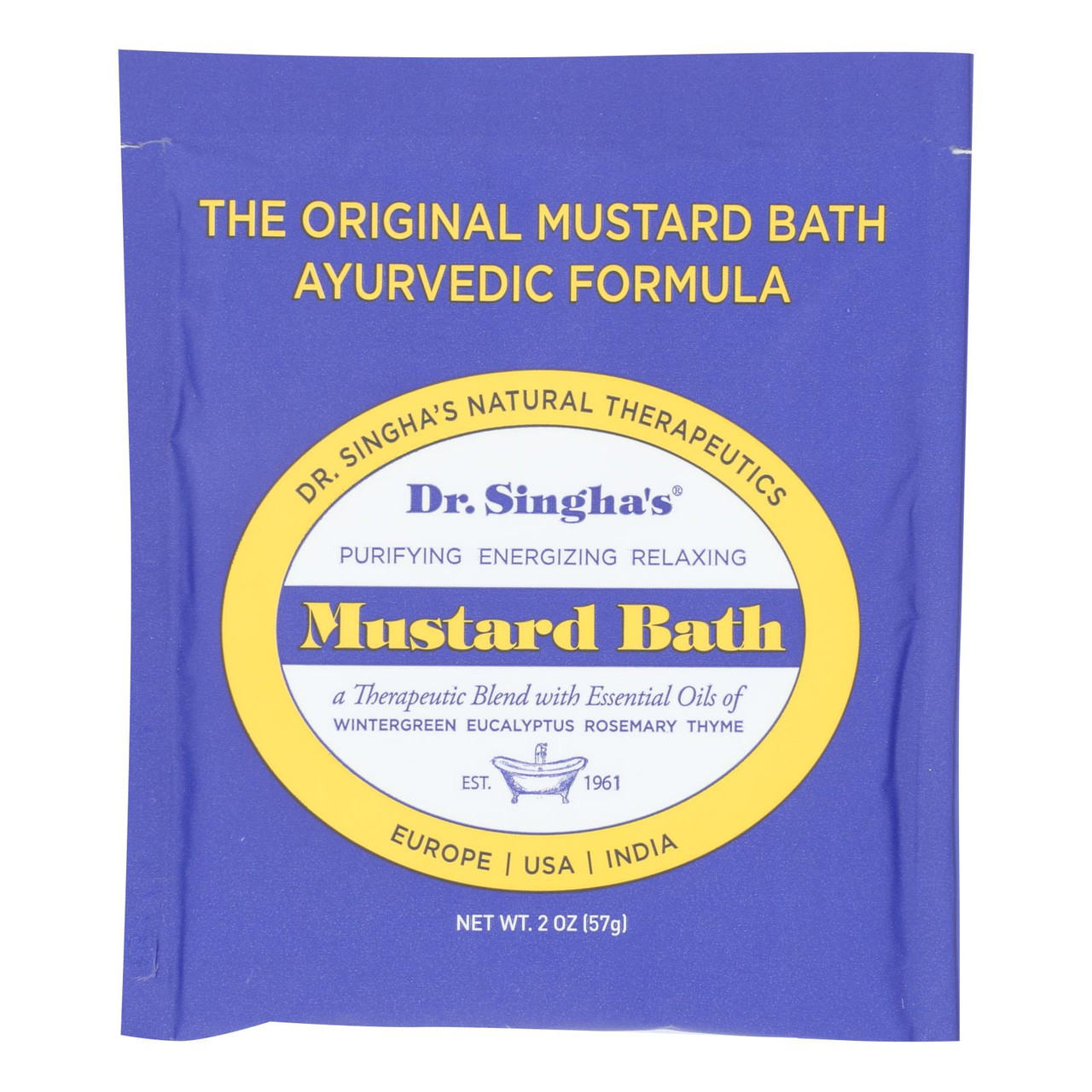 Dr. Singha's Mustard Bath - 16 Oz