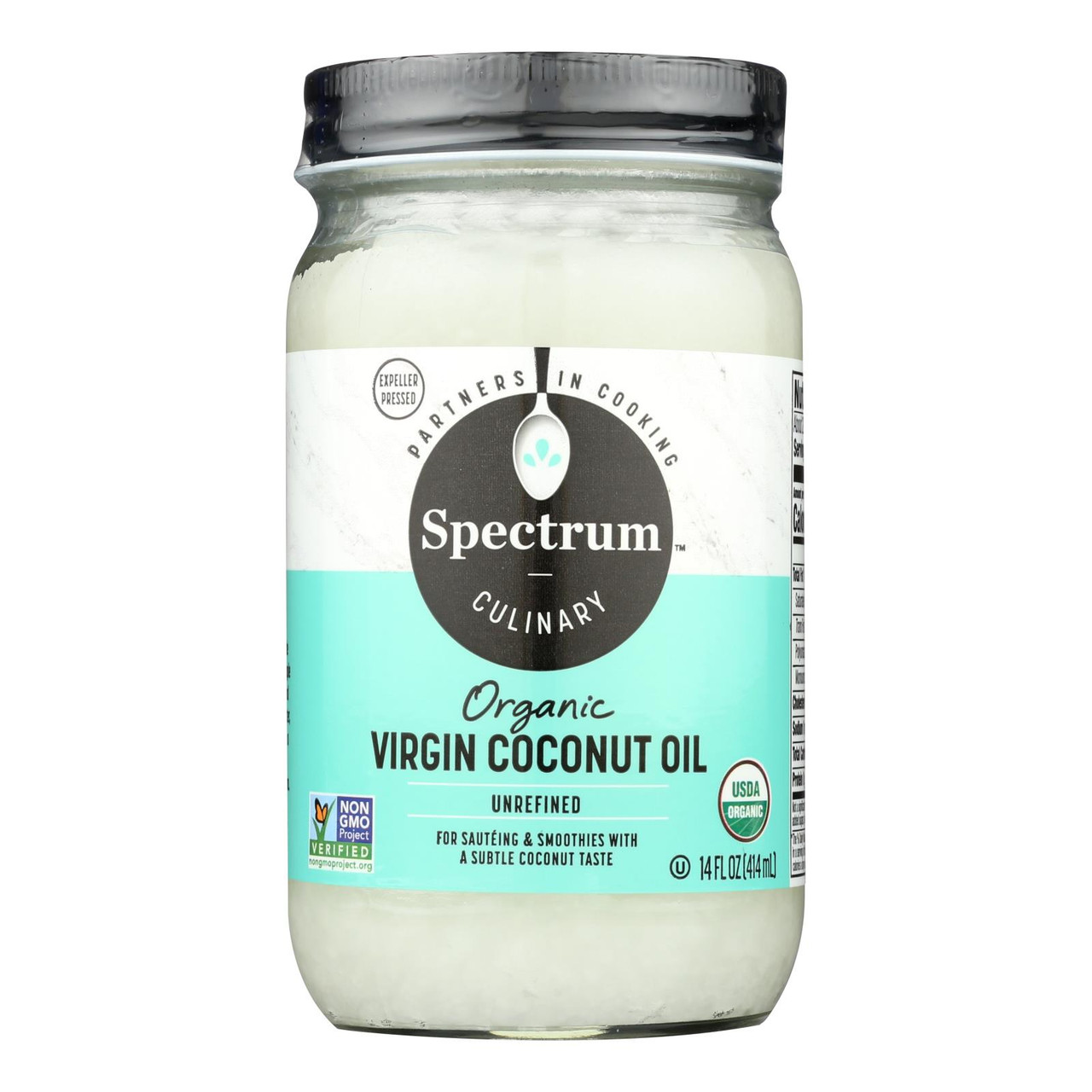 Spectrum Naturals Unrefined Organic Virgin Coconut Oil - Case Of 12 ...