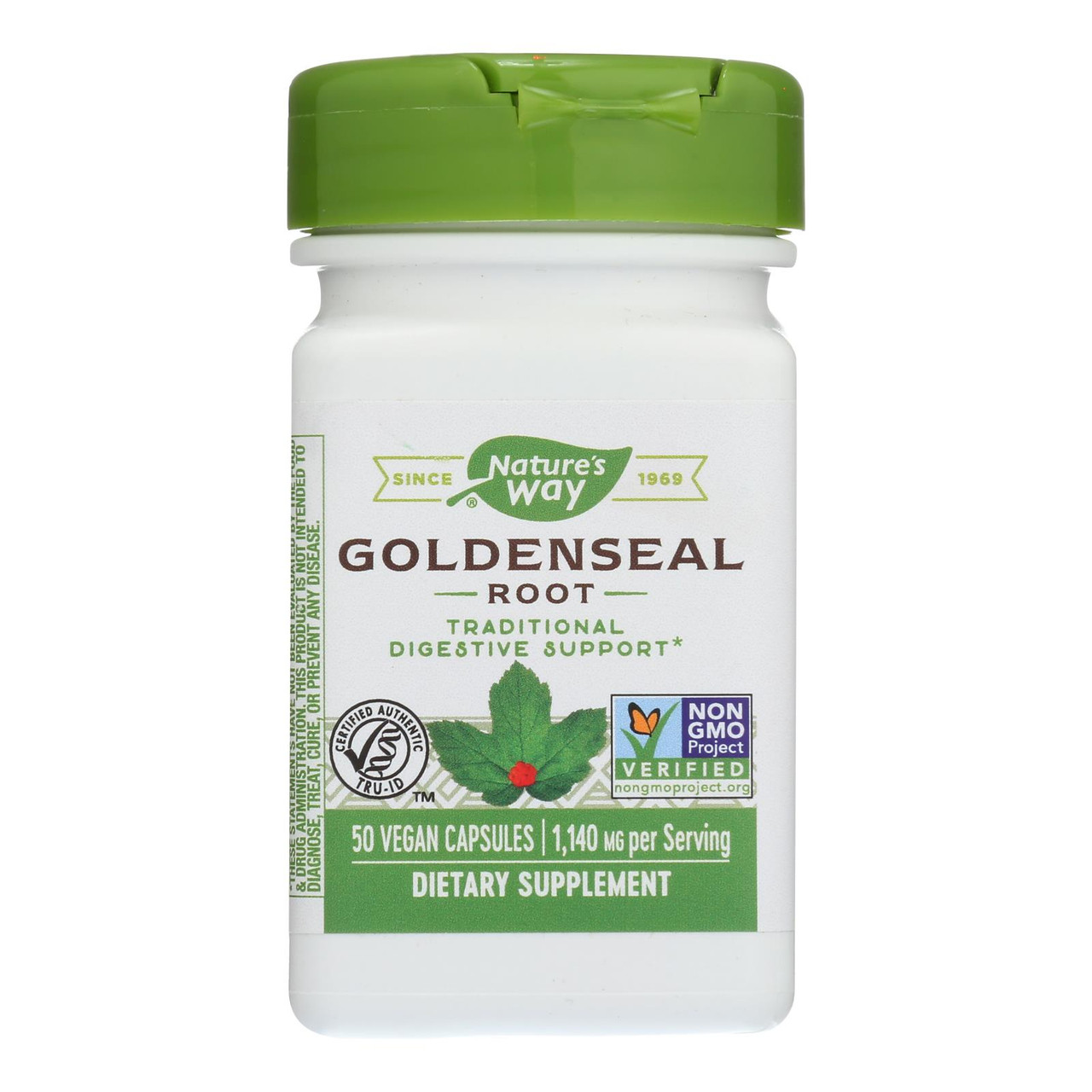 Nature's Way Goldenseal Root - 50 Capsules