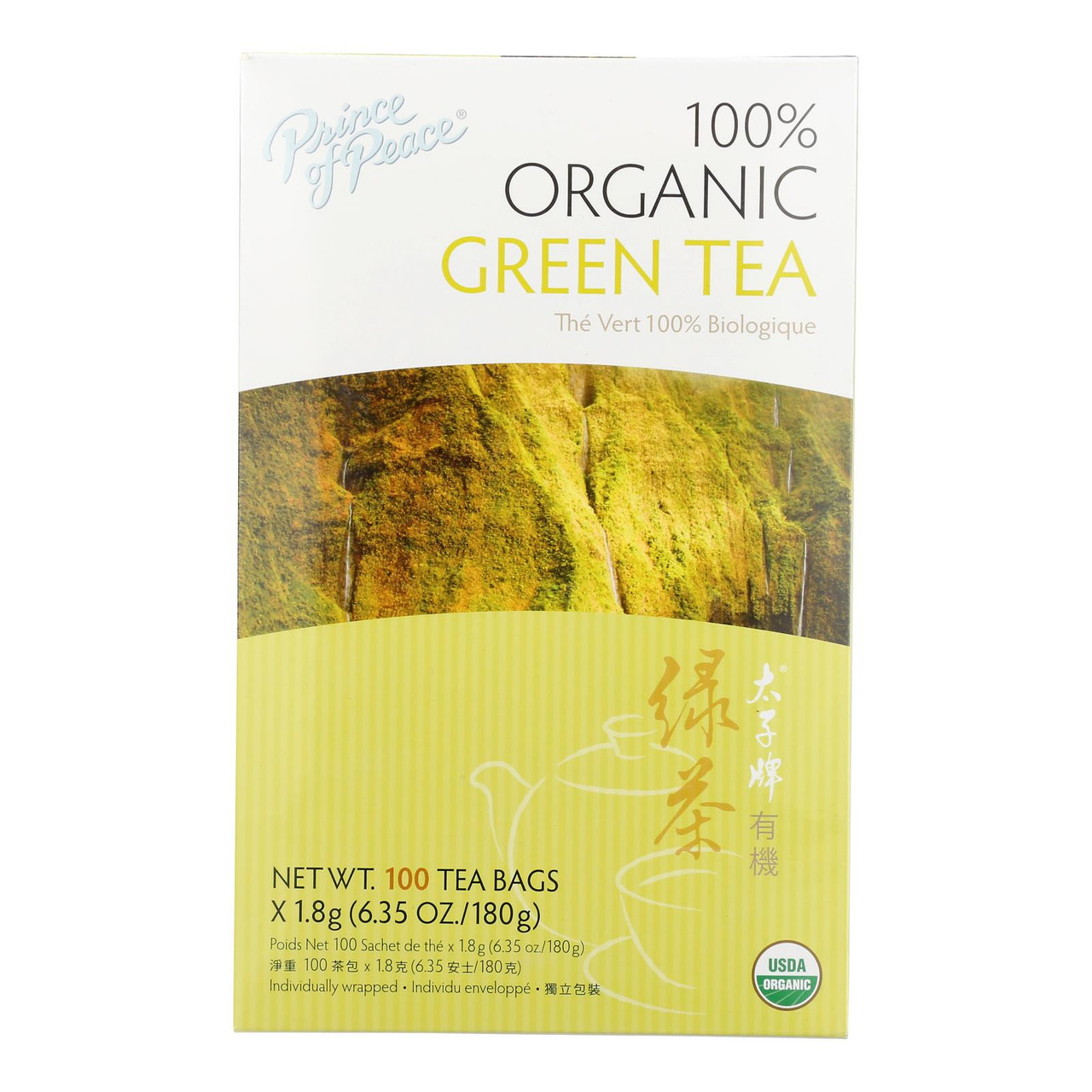 Prince Of Peace Organic Green Tea - 20 Tea Bags