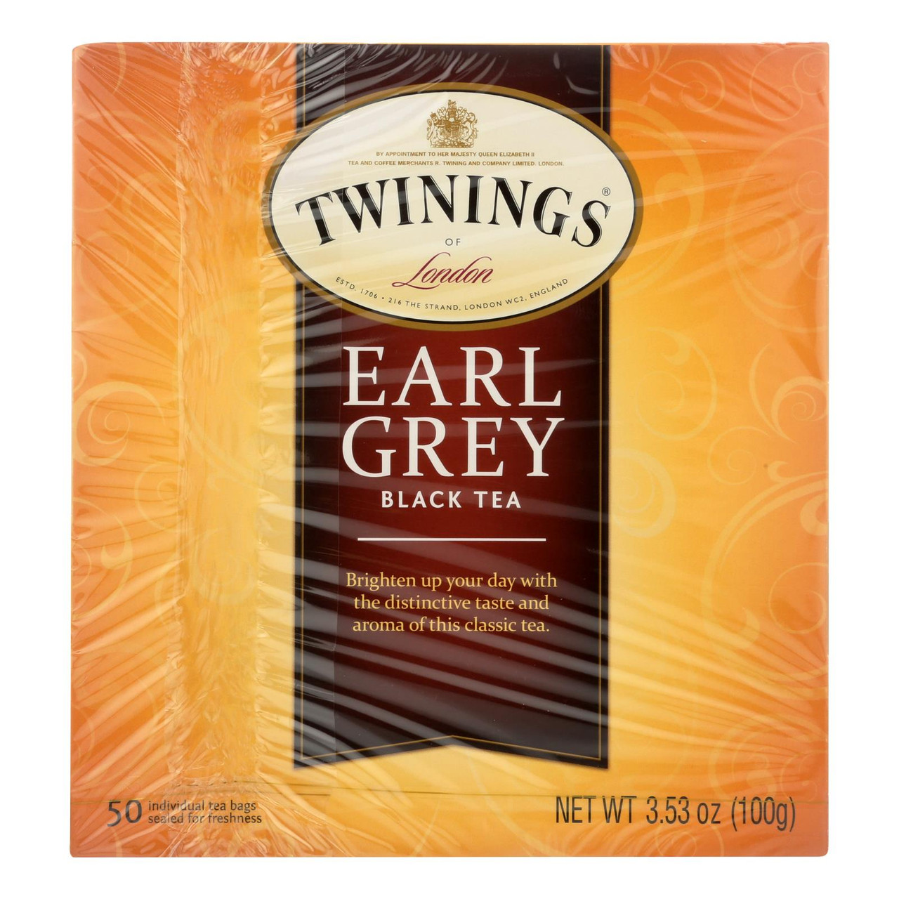 Twining's Tea Earl Grey Tea - Black Tea - Case Of 6 - 20 Bags