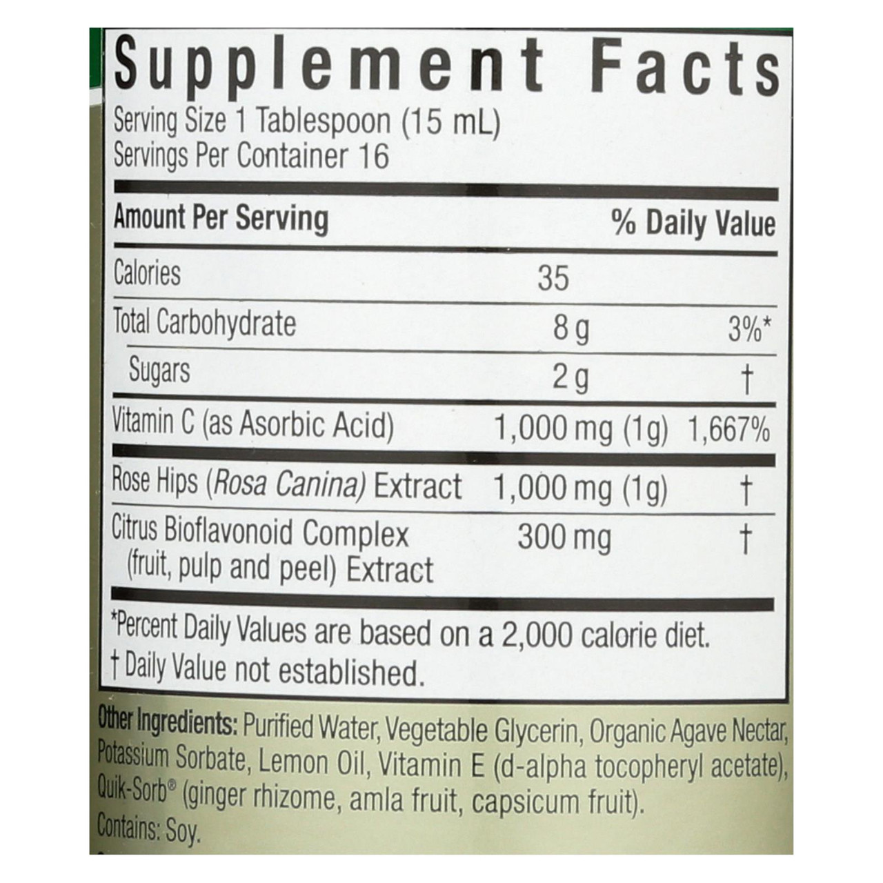 Nature's Answer Liquid Vitamin C - 8 Fl Oz