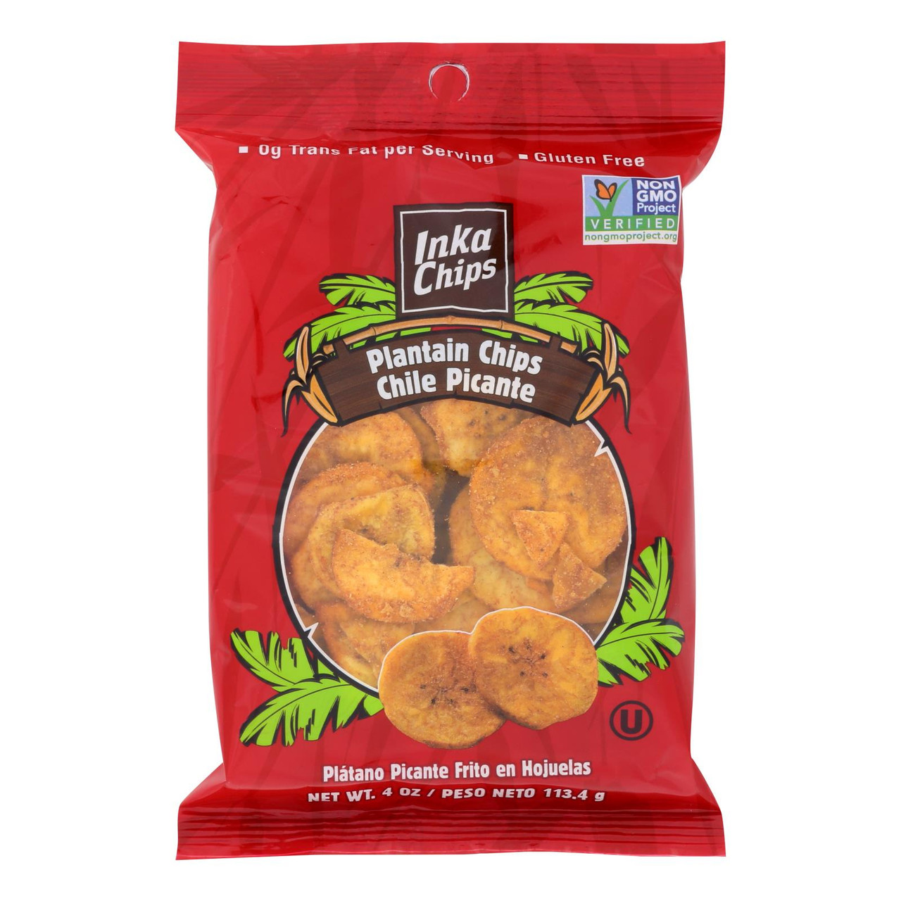 Inka Crops Plantain Chips - Original - Case Of 12 - 4 Oz.