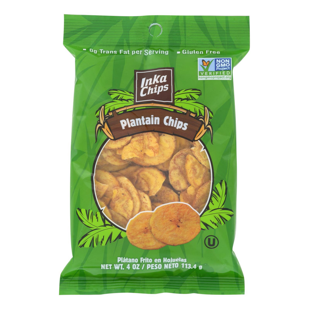 Inka Crops Plantain Chips - Original - Case Of 12 - 4 Oz.