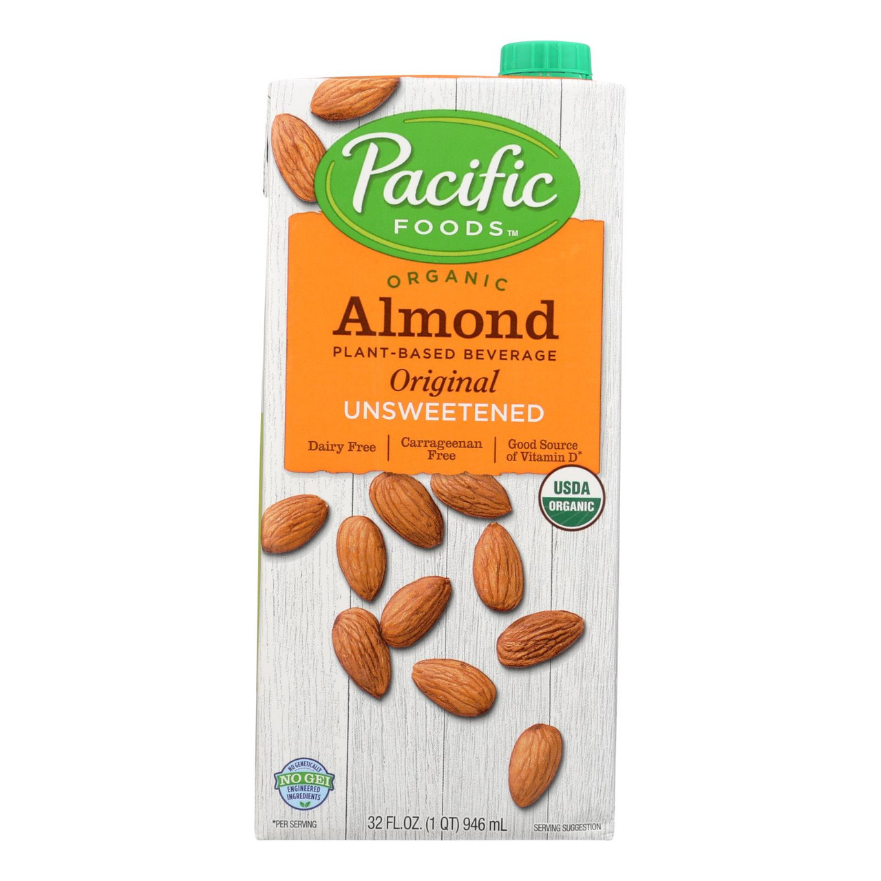 Pacific Natural Foods Almond Original - Unsweetened - Case Of 12 - 32 ...