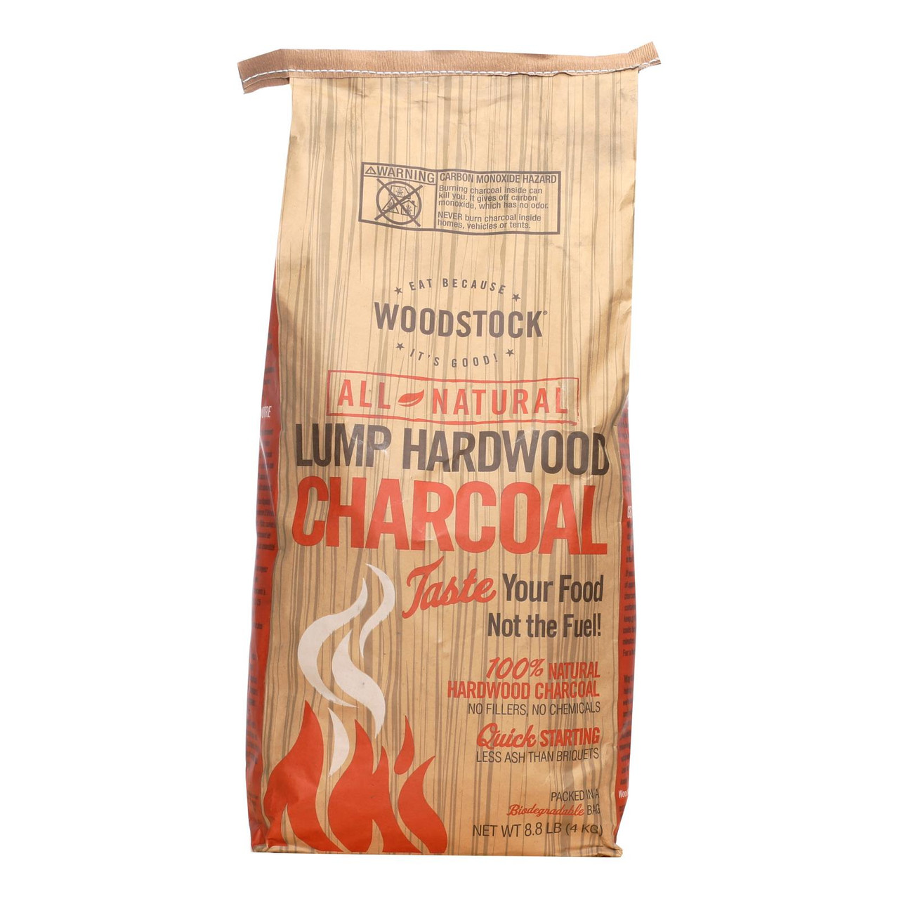 Woodstock Charcoal - All Natural - Lump Hardwood - Natural - 8.8 Lb - 1 ...