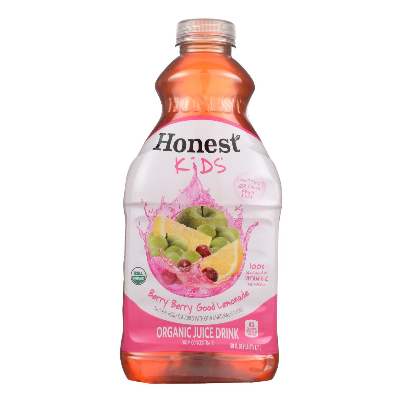 Honest Kids Organic Berry Berry Good Lemonade Juice Drink - Case Of 8 ...