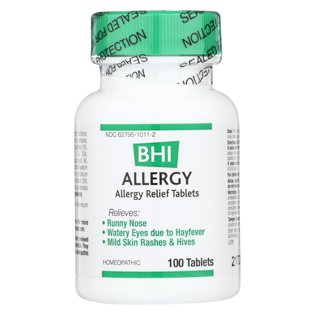 Bhi Allergy Relief - 100 Tablets