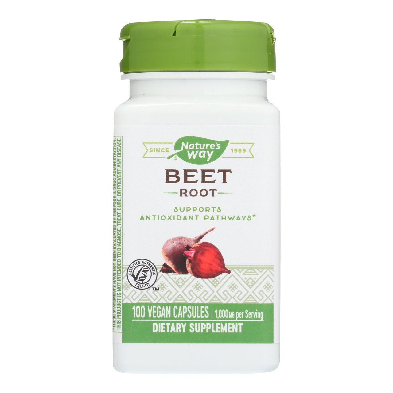 Nature's Way Beet Root Beta Vulgaris - 100 Capsules