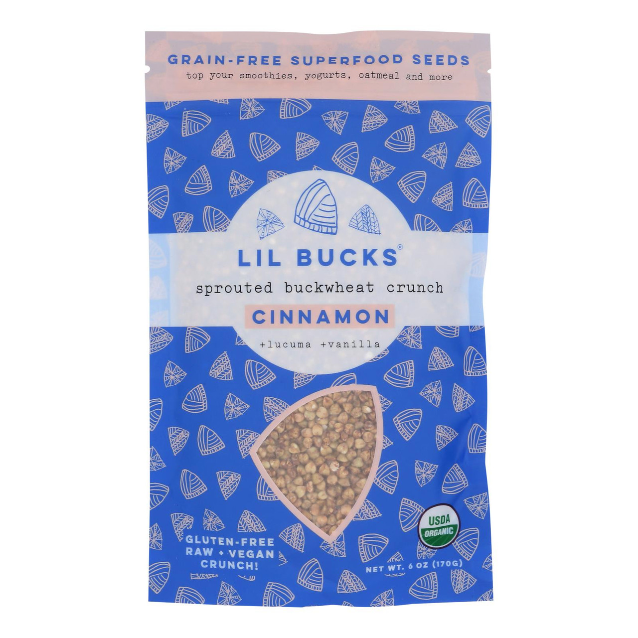 Lil Bucks - Buckwheat Sprouted Cinnamon - Case Of 6-6 Oz - Pure Modern ...