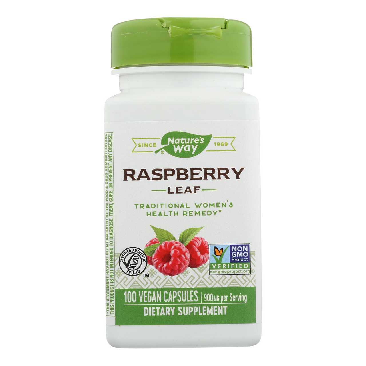 Nature's Way Red Raspberry Leaves - 100 Capsules