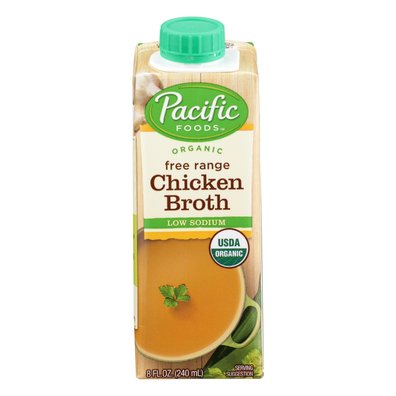 Pacific Natural Foods Free Range Chicken Broth - Low Sodium - Case Of 6 ...