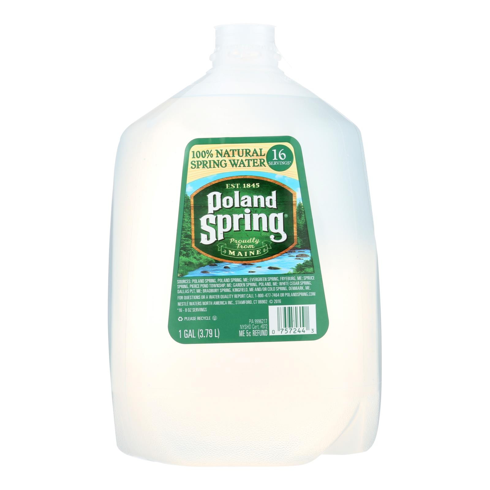 Crystal Geyser Alpine Spring Water - Case Of 6 - 1 Gal