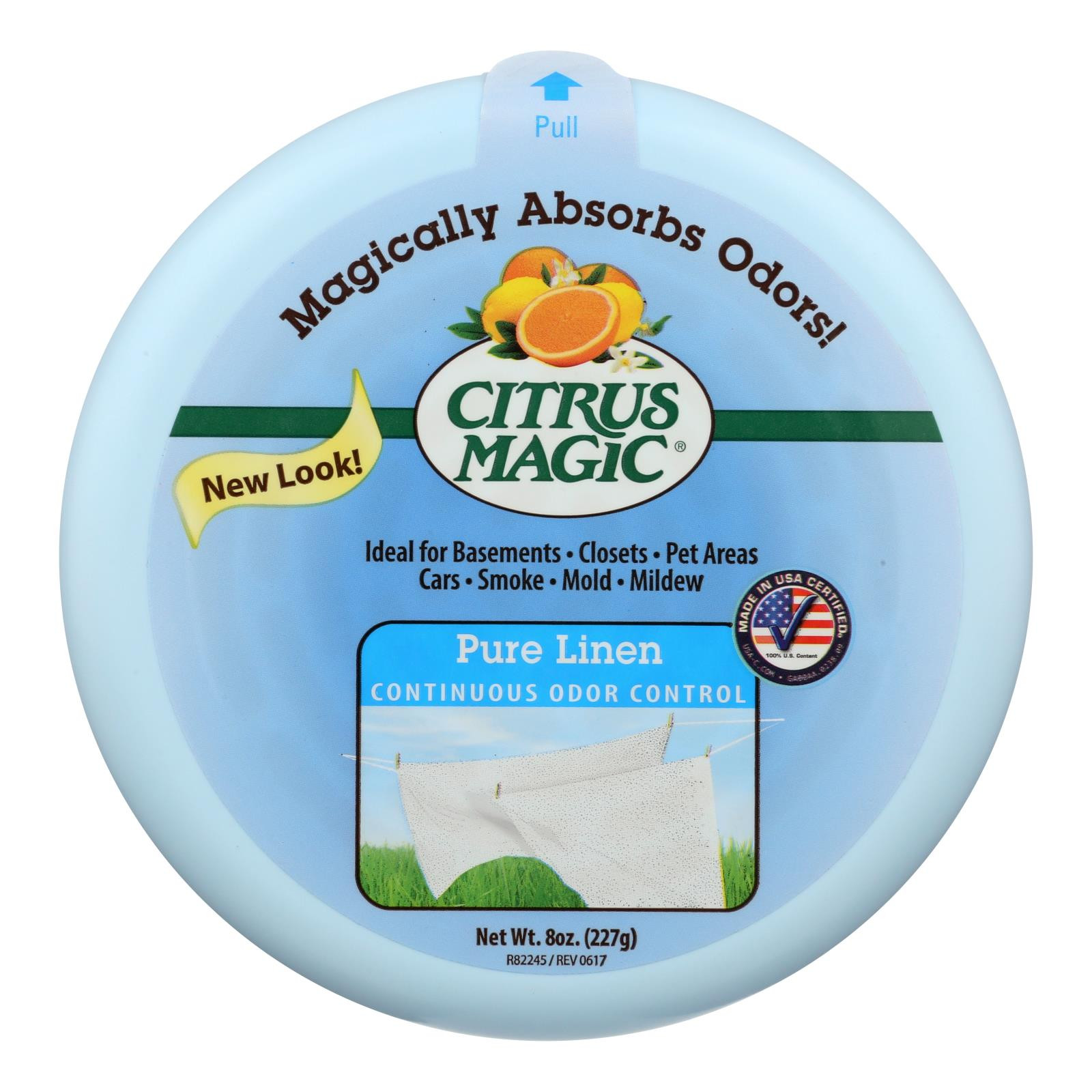 Citrus Magic Cedar Magic Solid Air Freshener - Case Of 6 - 8 Oz
