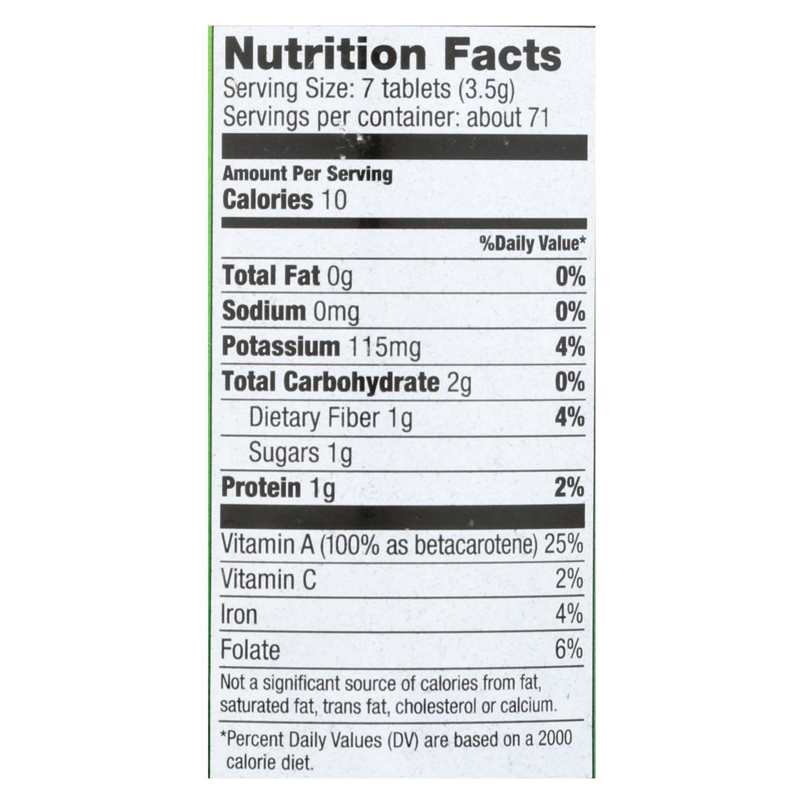 Sun Chlorella A Tablets - 500 Mg - 120 Tablets