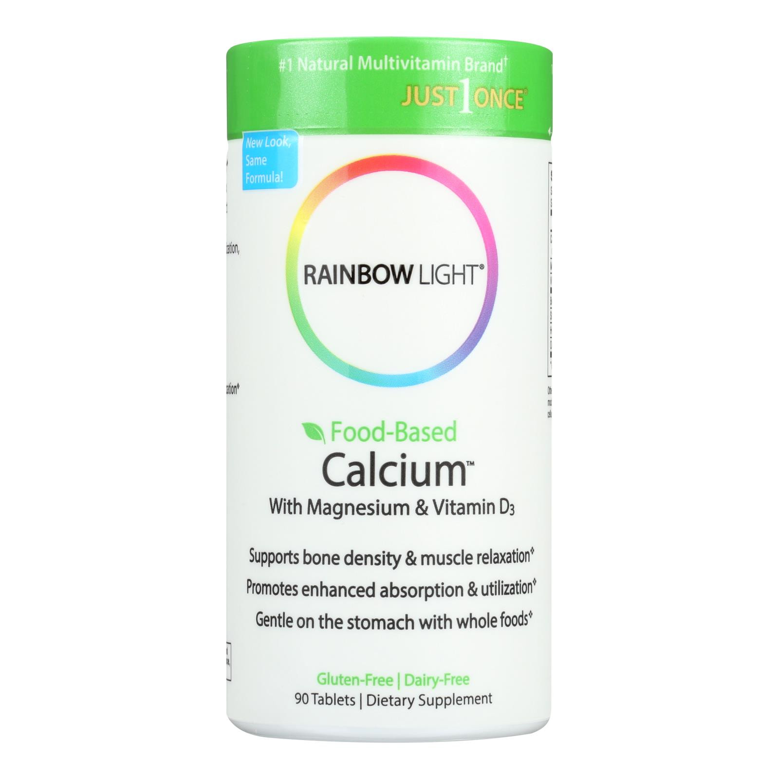 Rainbow Light Food-based Calcium - 90 Tablets