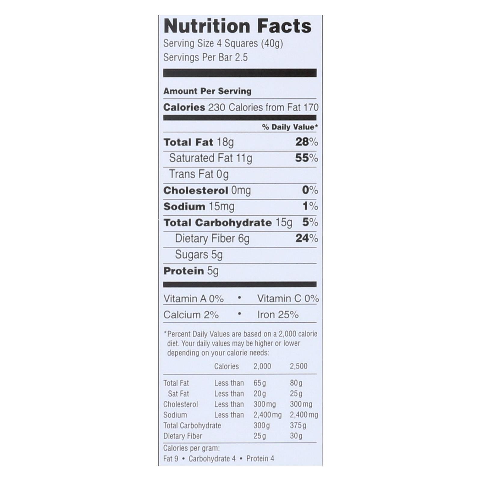 Lindt Chocolate Bar - Dark Chocolate - 85 Percent Cocoa - Extra Dark ...