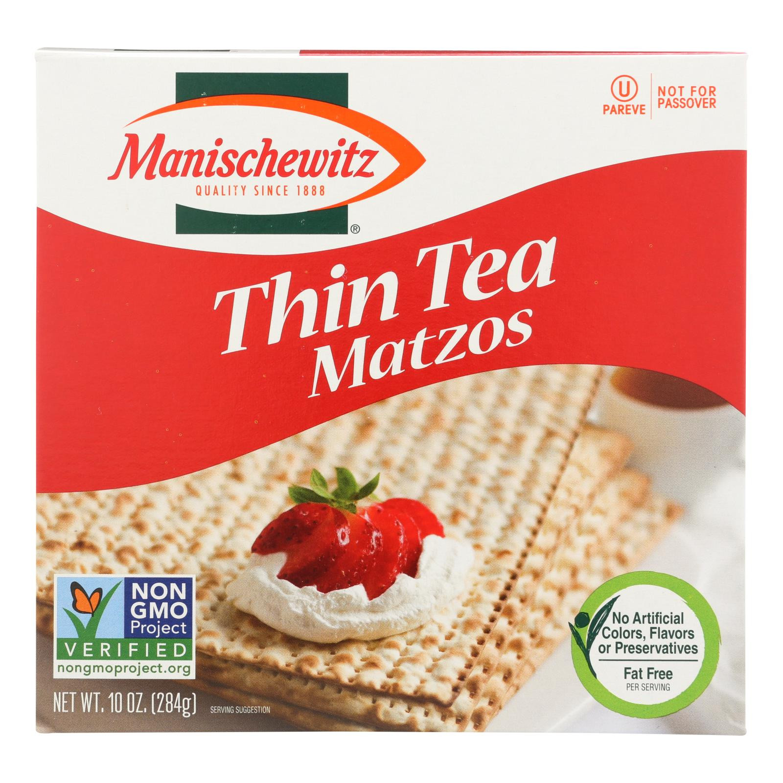 Manischewitz Everything Tam Cracker - Case Of 12 - 9.6 Oz.