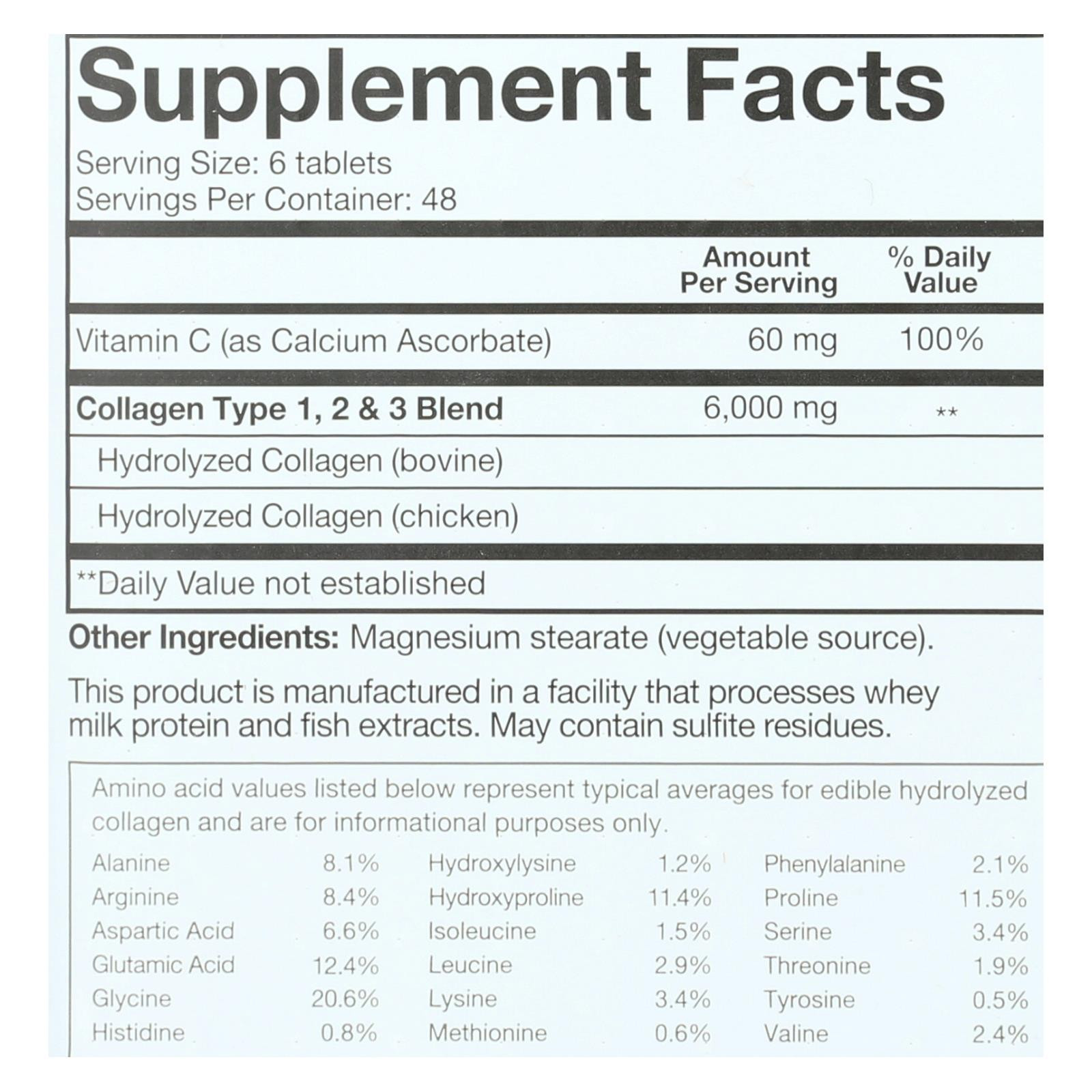 Youtheory Collagen - Type 1 And 3 - 120 Tablets
