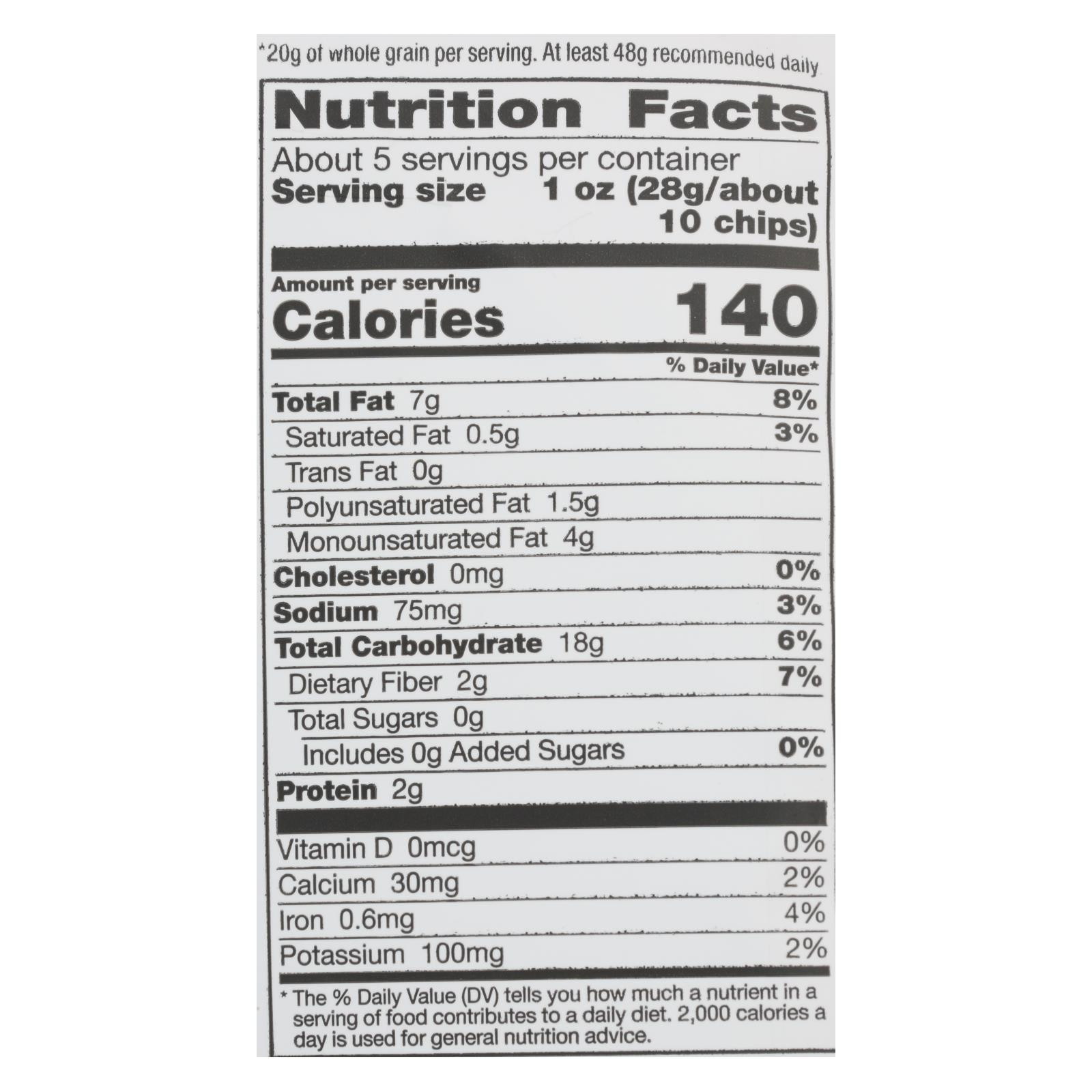 Food Should Taste Good Blue Corn Tortilla Chips - Blue Corn - Case Of ...