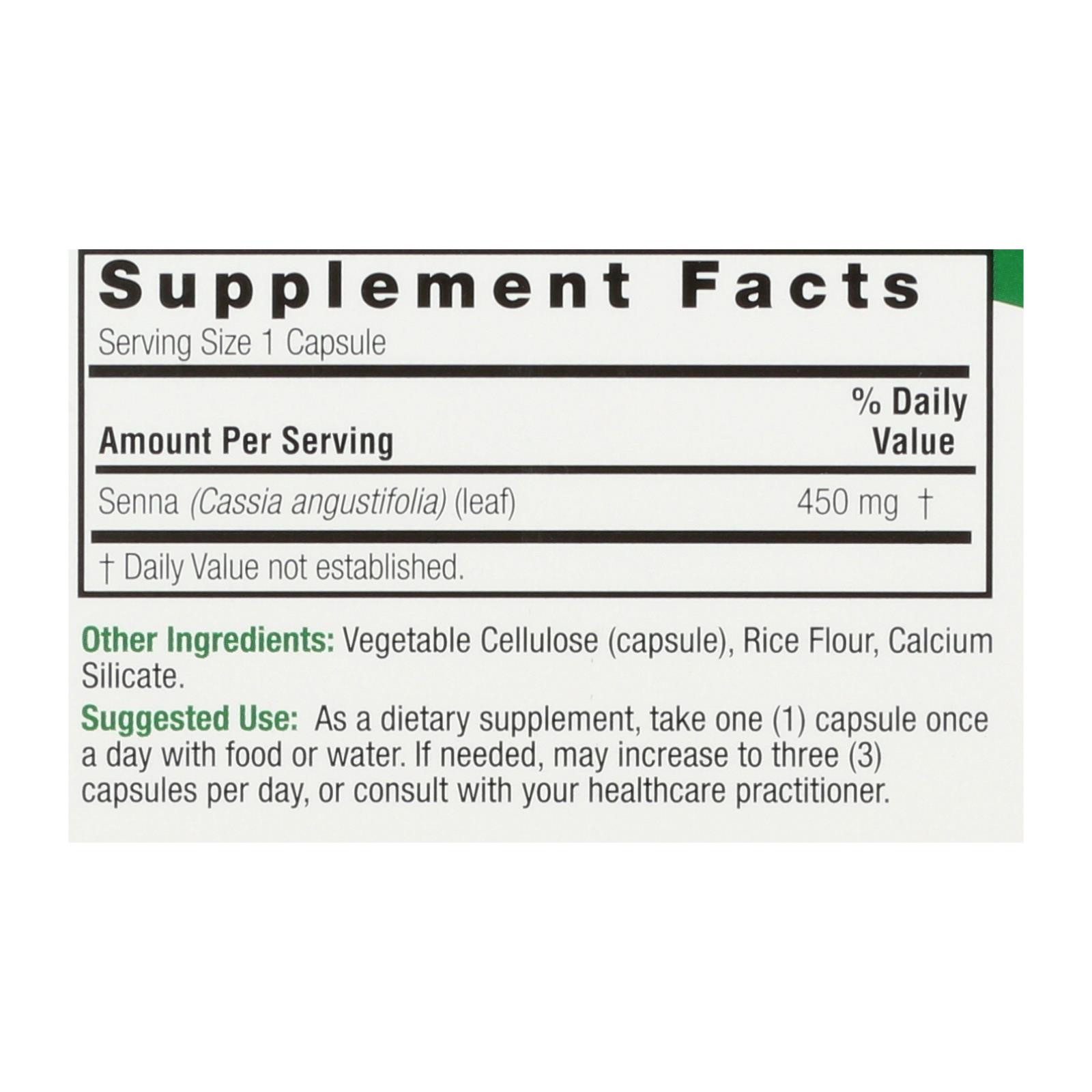 Nature's Answer Red Raspberry Leaf - 90 Capsules