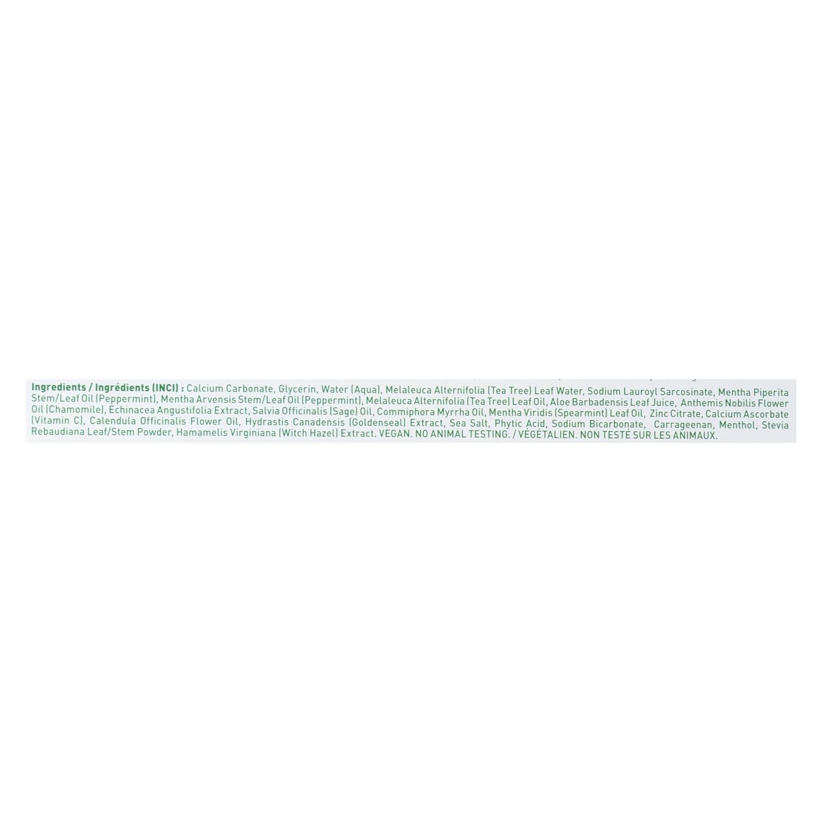 Desert Essence Natural Tea Tree Oil Toothpaste Mint - 6.25 Oz