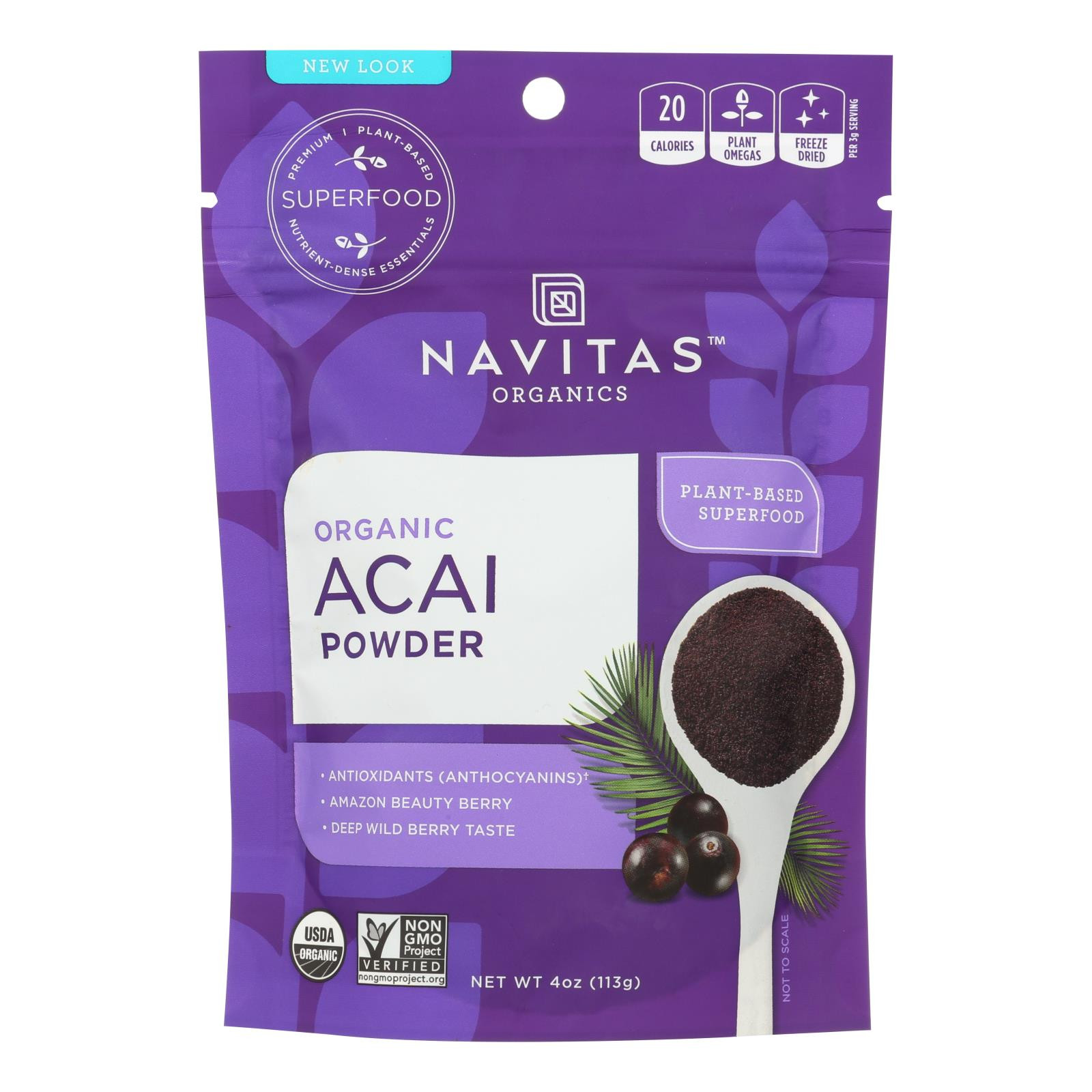 Navitas Naturals Pomegranate Powder - Organic - Freeze-dried - 8 Oz - Case Of 6