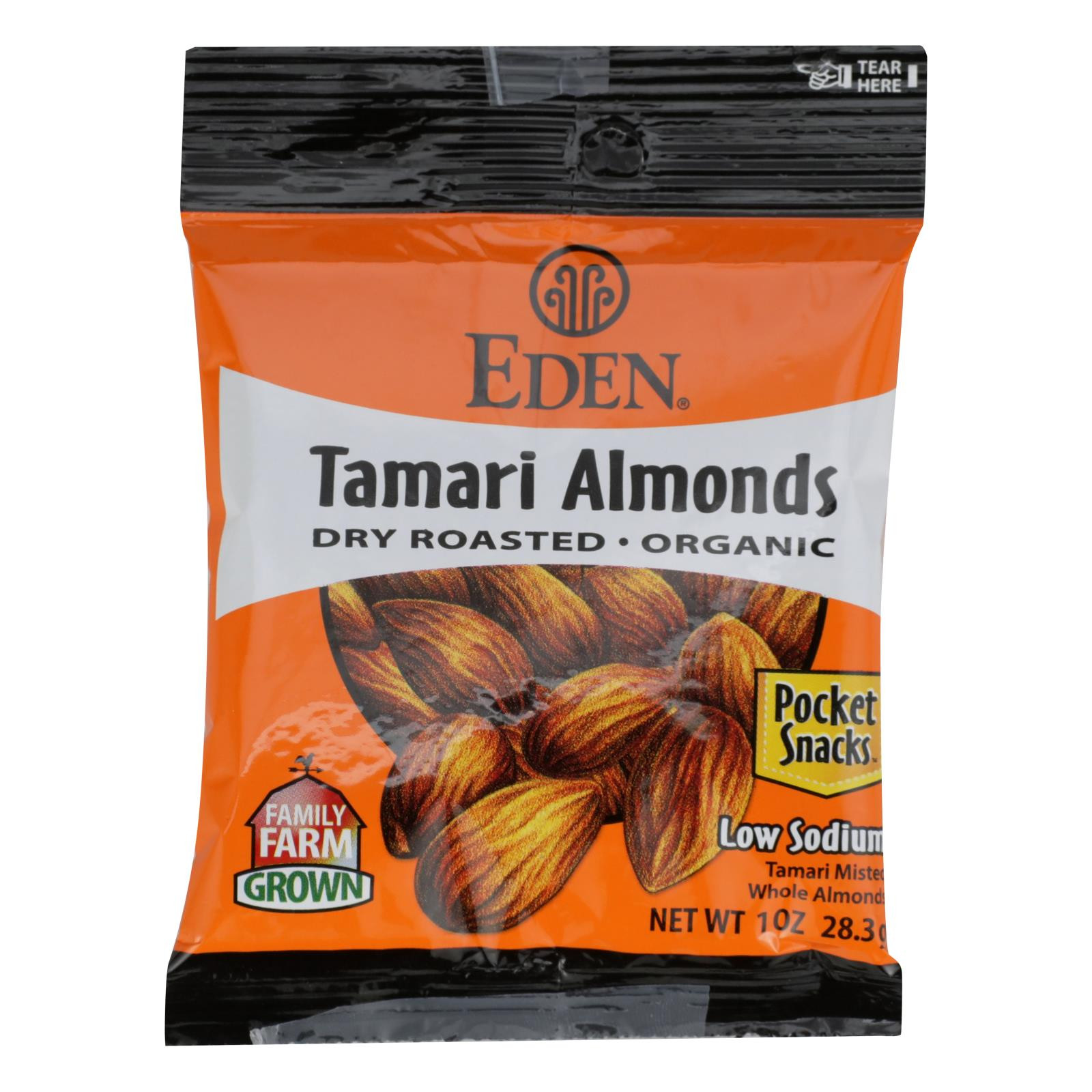 Eden Foods Organic Pocket Snacks - Pistachios - Shelled And Dry Roasted ...